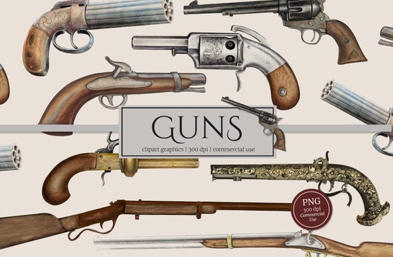 Vintage Rifle Clipart