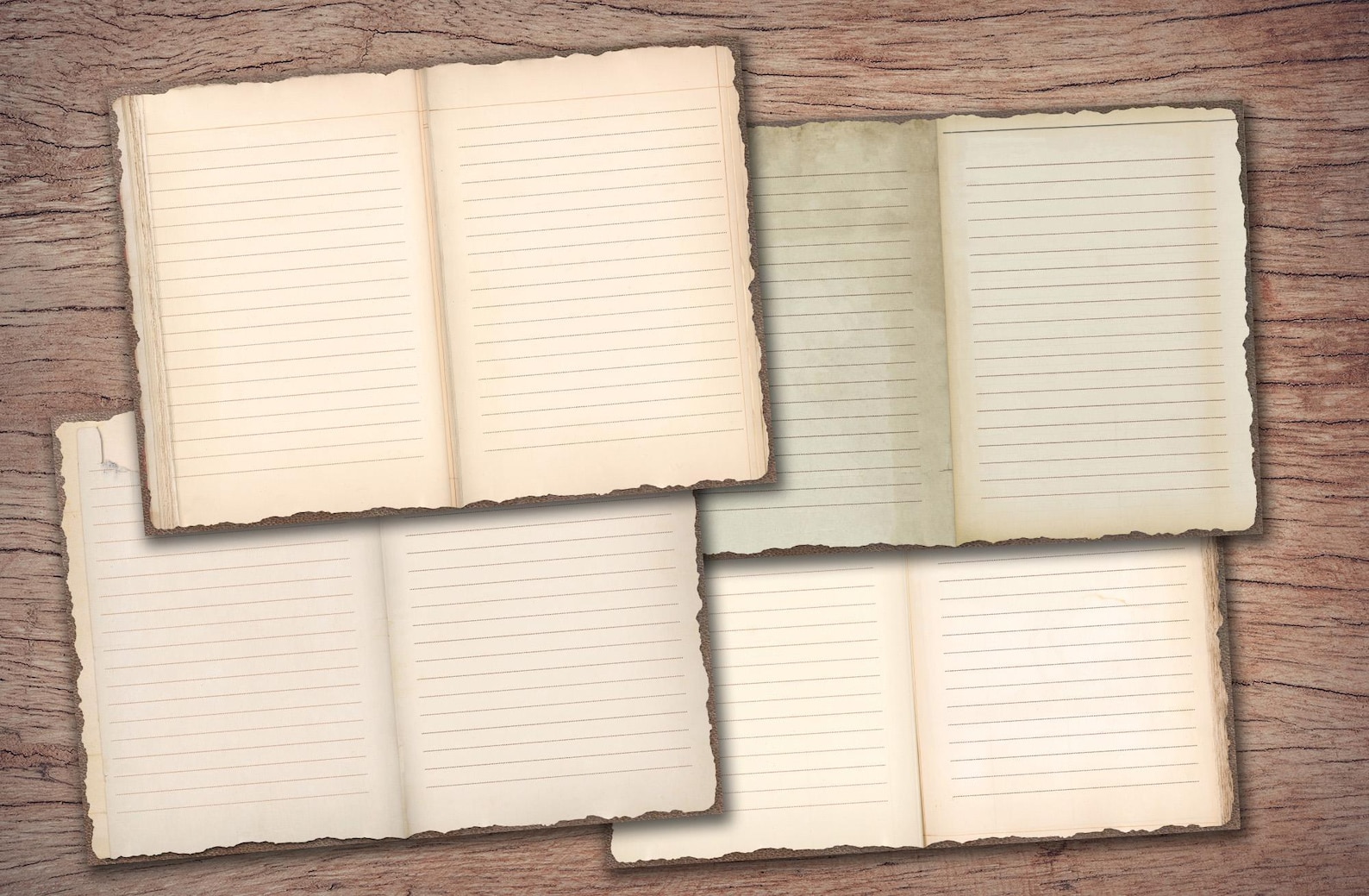 Old Lined Paper (in JPG), Printable Pages for Writing & Journaling ...