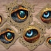 Printable Dragon Eyes (PNG, PDF Collage Sheet), Fantasy Ephemera, Tags ...