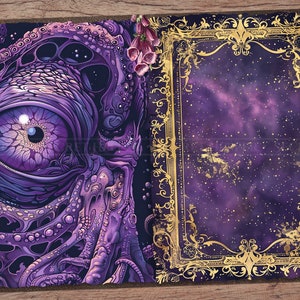 Alien Junk Journal Kit printable JPG Pages With Ephemera, Tags, Space ...