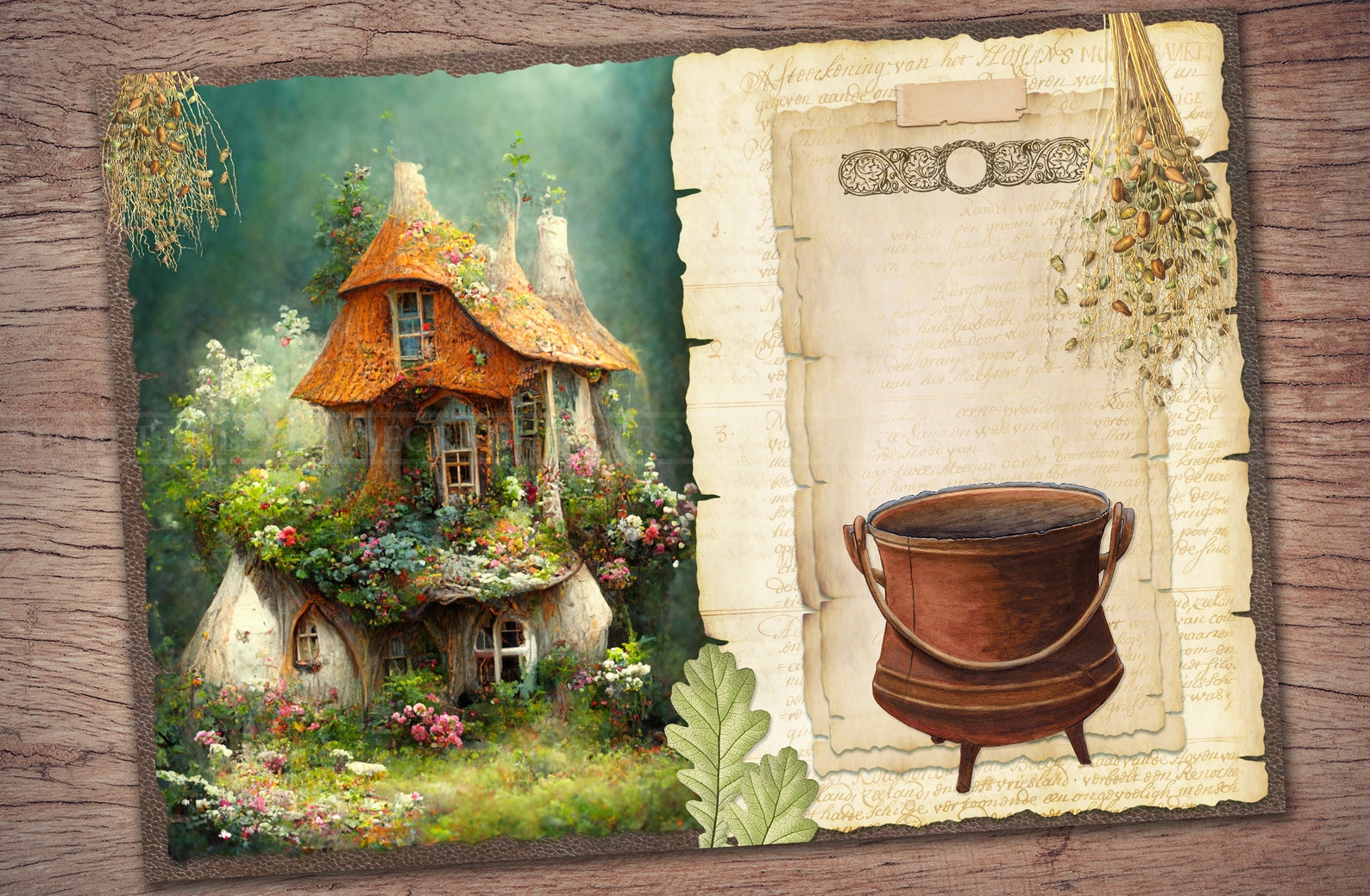 Cottagecore Junk Journal Kit printable JPG Pages With - Etsy