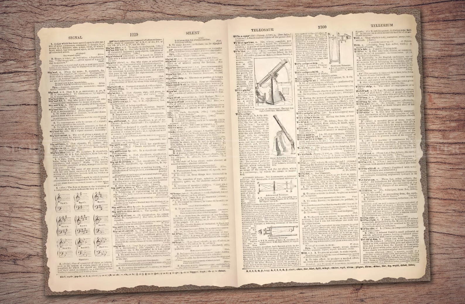 Old Dictionary Pages (printable JPG), Vintage Aged Digital Paper, Word ...