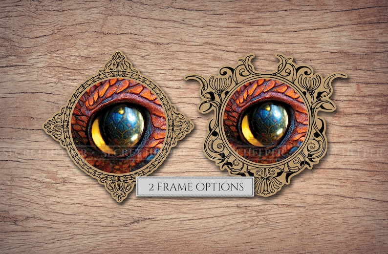 Printable Dragon Eyes (PNG, PDF Collage Sheet), Fantasy Ephemera, Tags ...