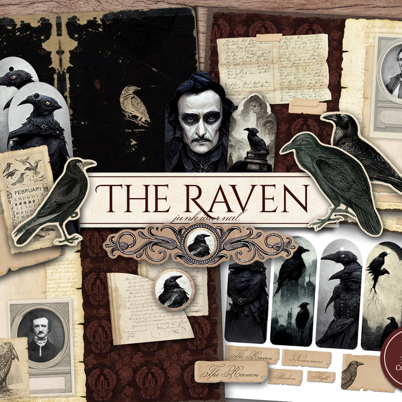 Raven Printable - Etsy
