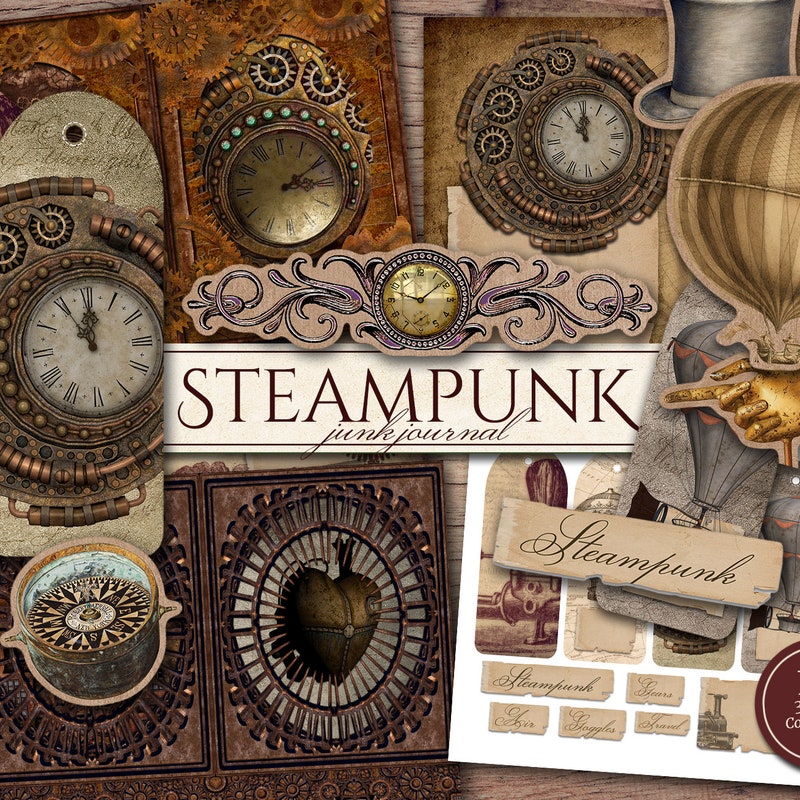 Steampunk Tags - Etsy