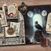 Dark Academia Junk Journal Kit printable JPG Pages With - Etsy