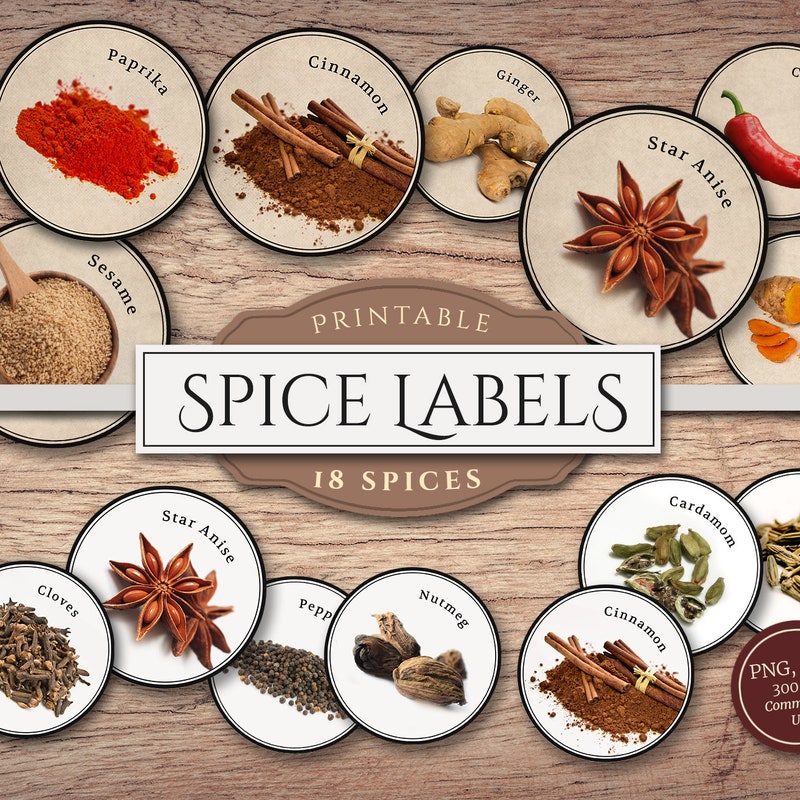 Printable Mccormick Spice Labels - Etsy