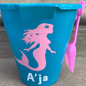 Personalized Fun Beach Sand Buckets for Kids/sand Pails/ Fun Beach Toys ...