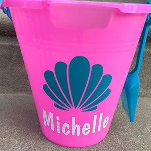 Personalized Fun Beach Sand Buckets for Kids/sand Pails/ Fun Beach Toys ...