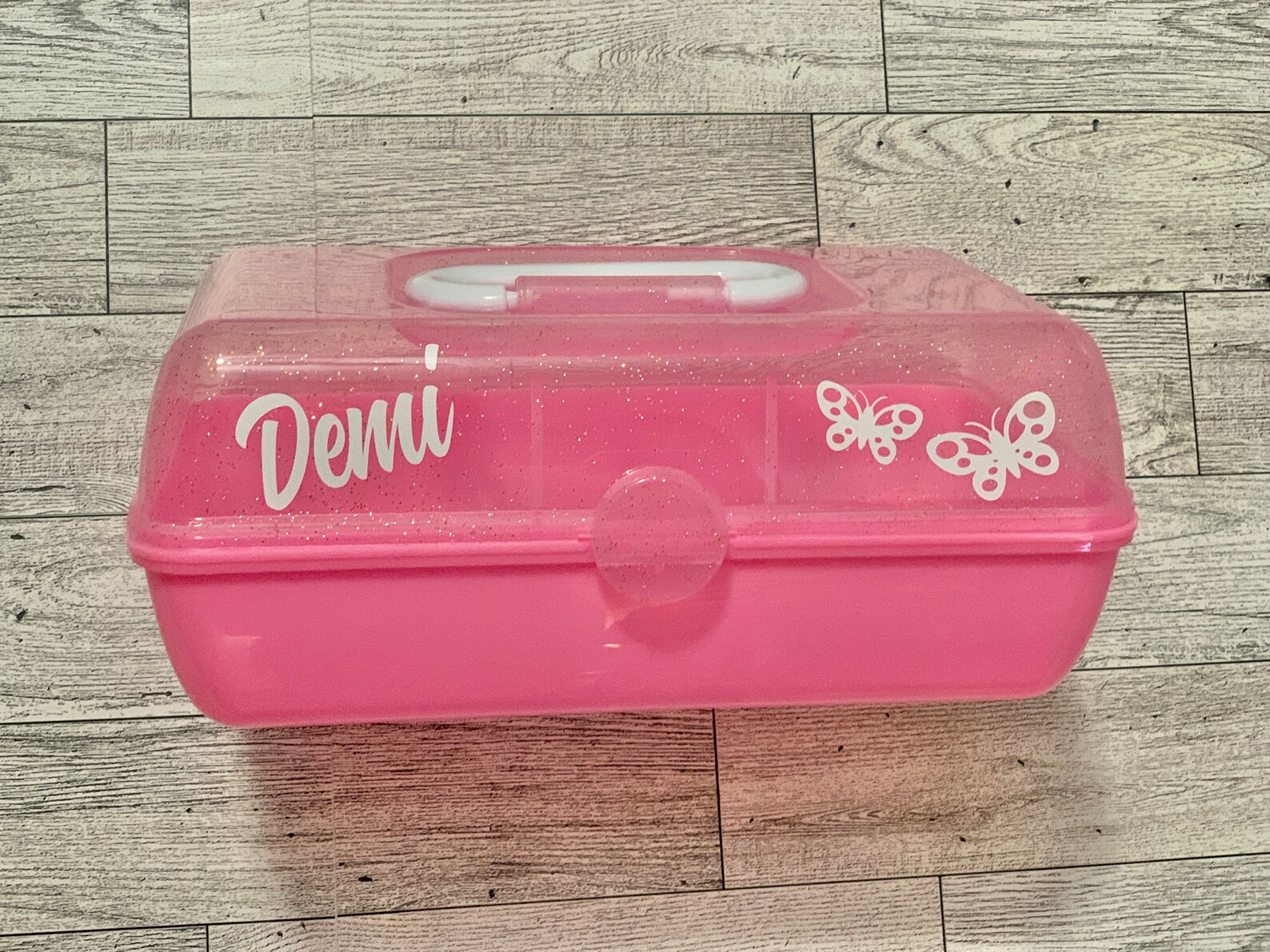 Personalized Glitter Caboodle/ Make up Case/ Accessory Case/girl Gift ...