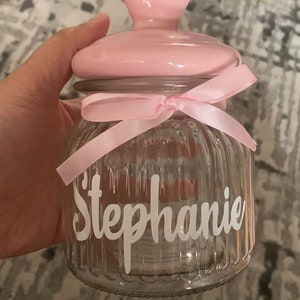 Personalized Love Jar With Heart Lid, Gift of Love, Gift for Her, Gift ...