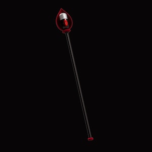 Alastor Microphone Staff Cosplay Hazbin Finished Prop Painted - Etsy