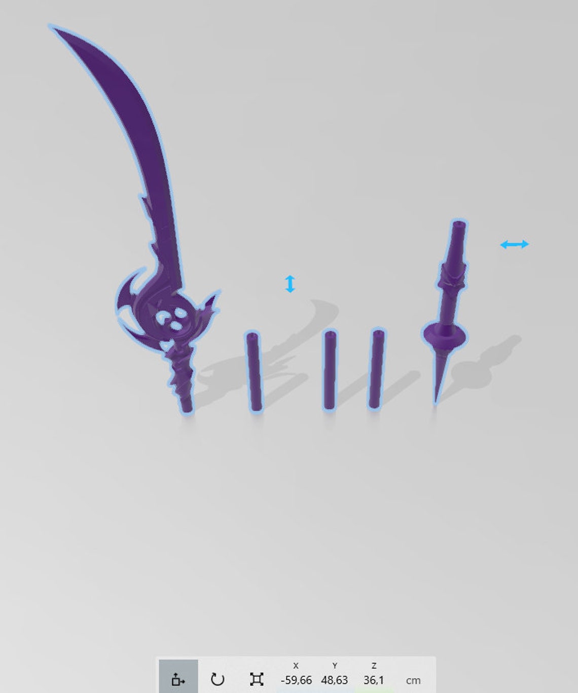 Engulfing Lightning 3d Model Genshin Impact .stl File - Etsy New Zealand