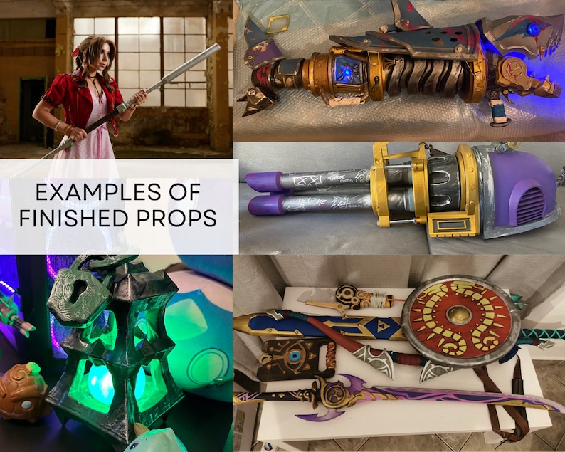 Custom Cosplay Props Commission 3d Printed Commission Made to Order - Etsy