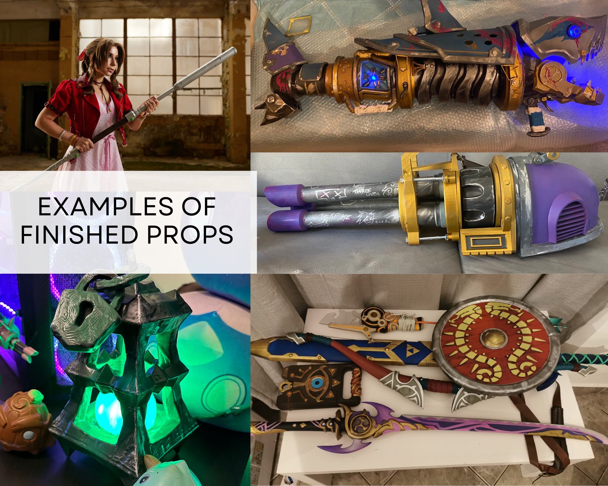 Custom Cosplay Props Commission 3d Printed Commission Made to Order - Etsy