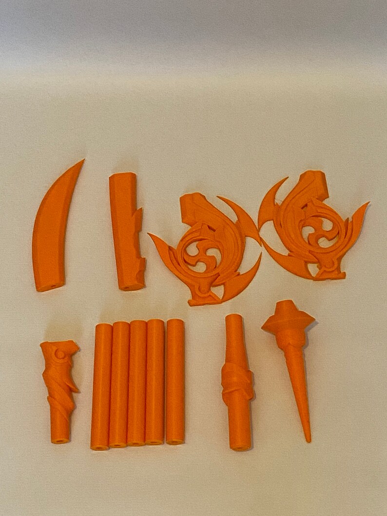 Engulfing Lightning 3d Printed Genshin Impact Cosplay Raw - Etsy