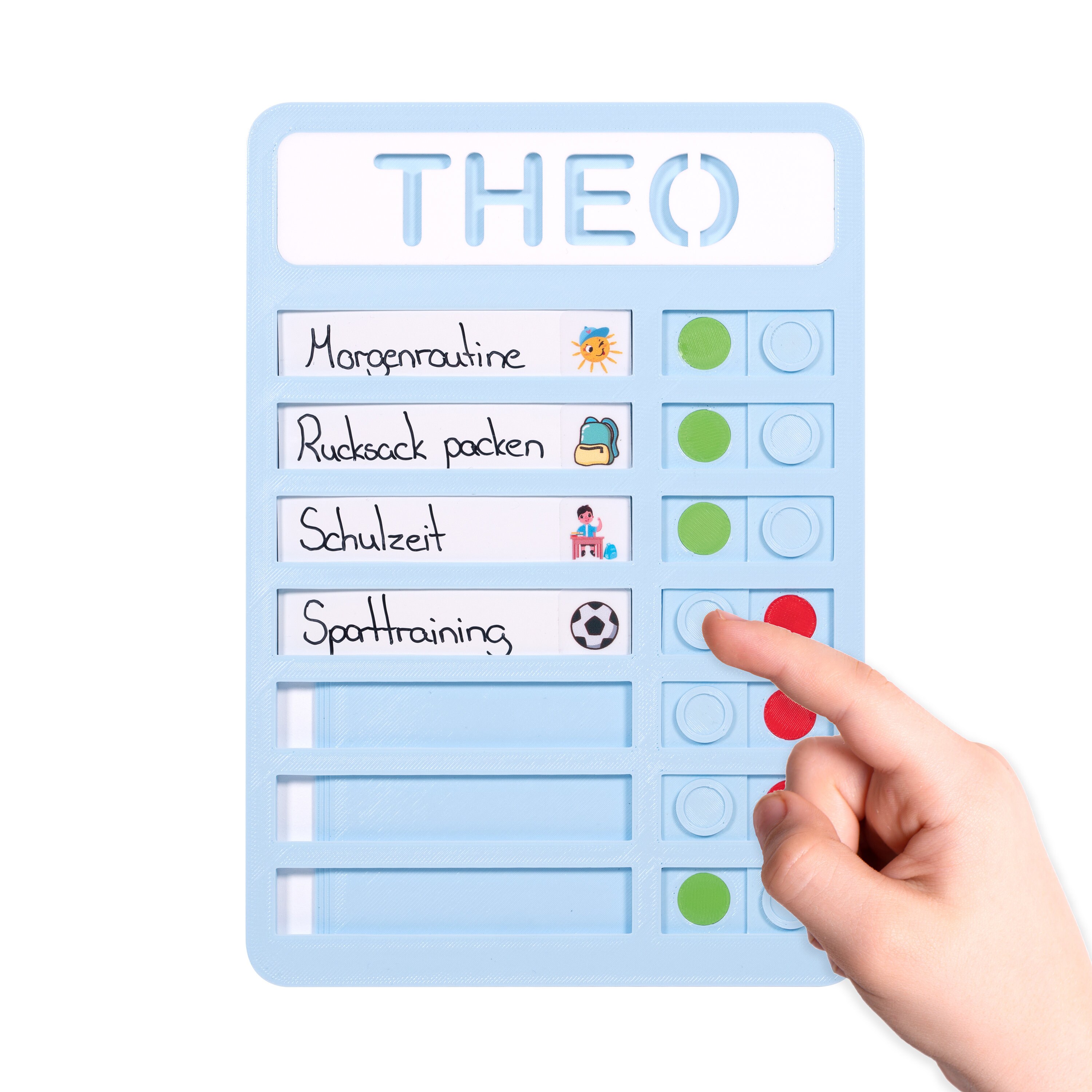 Magnetic Daily Visual Schedule for Kids Routine List Montessori Task ...