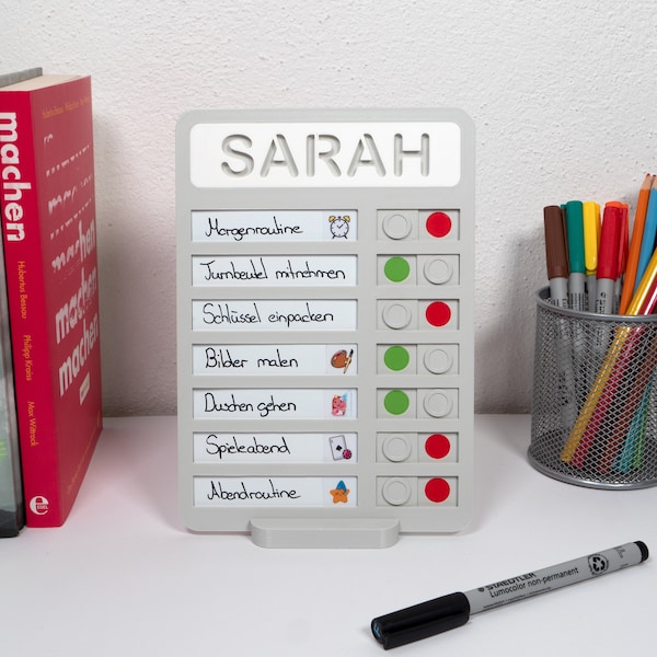 Magnettafelchecklistekinder - Etsy.de
