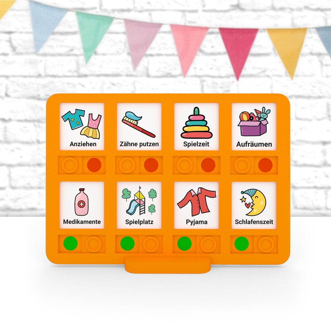 Magnetic Daily Routine Planner for Kids | Montessori | Planner & To-do ...