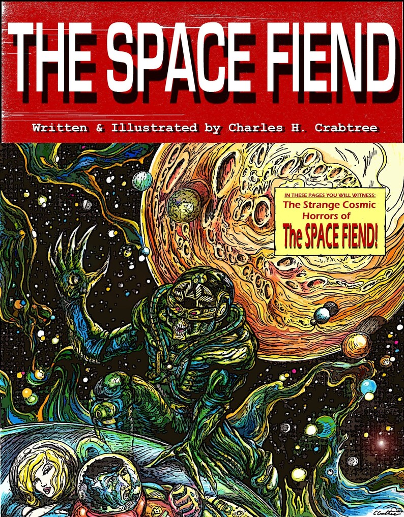 The Space Fiend Comic Book - Etsy