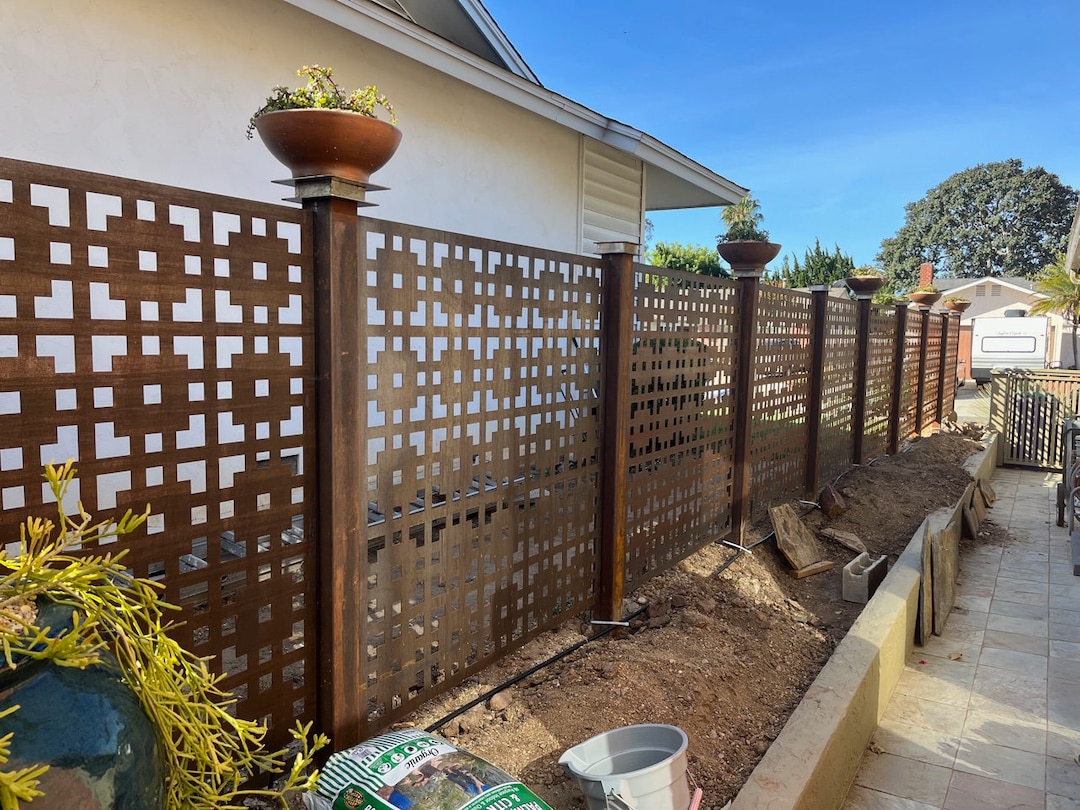 CORTEN Experts: Laser Cut Corten Fencing, Privacy Screens, Outdoor ...