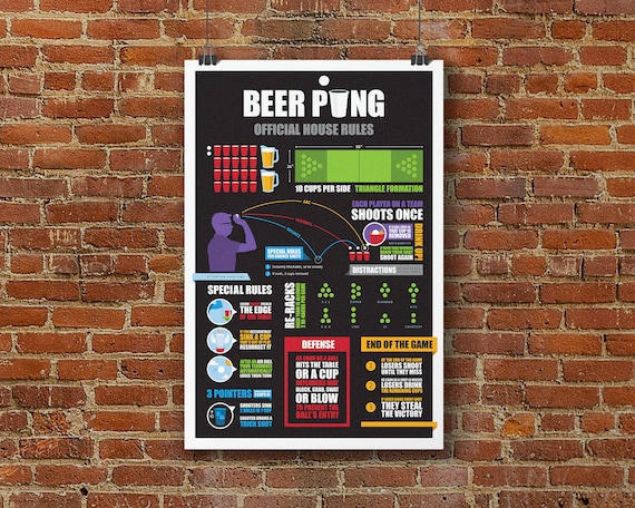 Reglas Del Beer Pong Para Imprimir