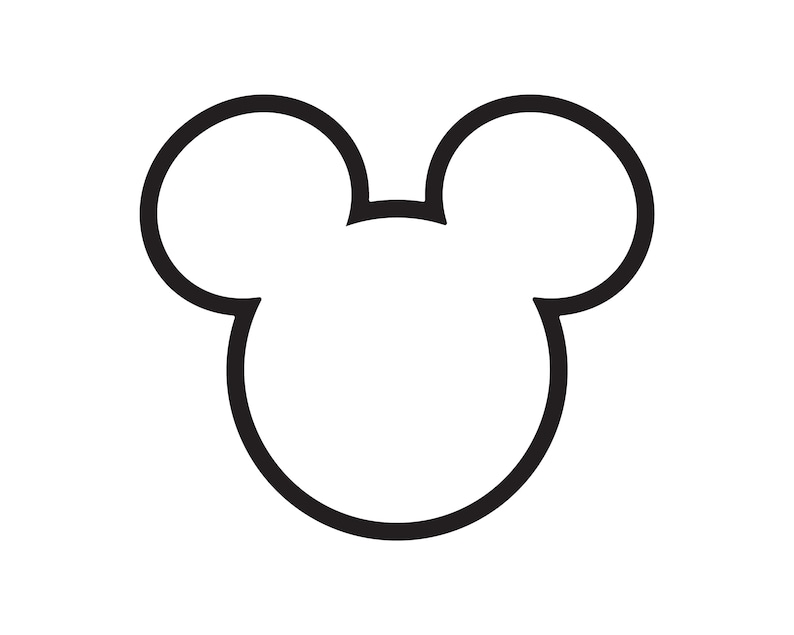 MICKEY MINNIE EARS mouse Silhouette Svg Png Clipart - Etsy Australia