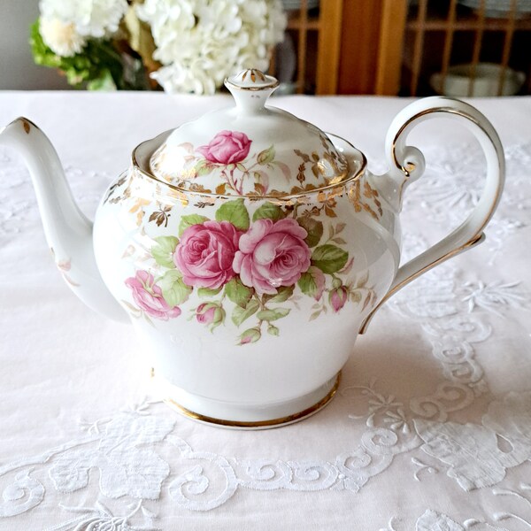 Rose Teapot - Etsy