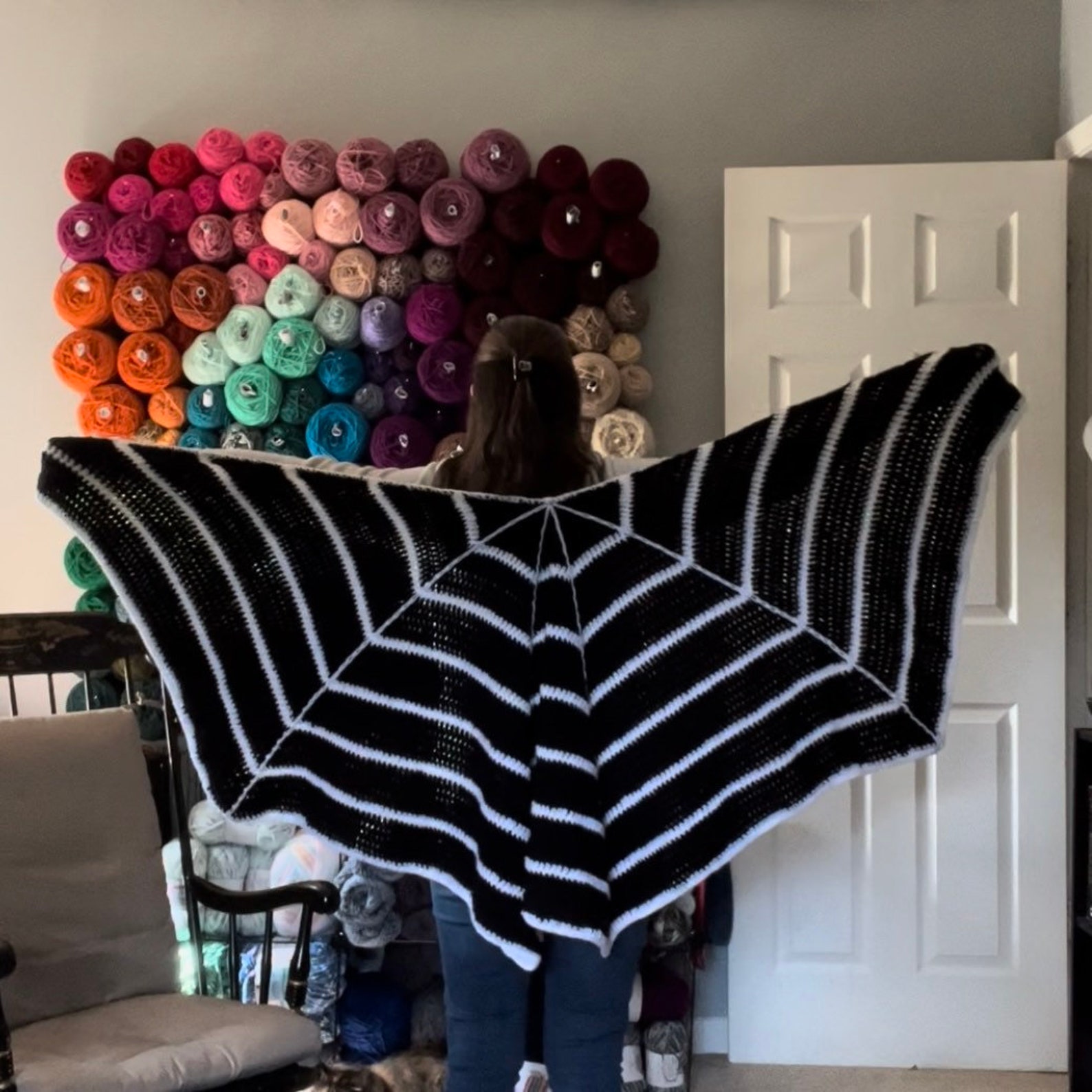 Spiderweb Shawl Wrap Halloween Clothes Spider Web Clothes - Etsy