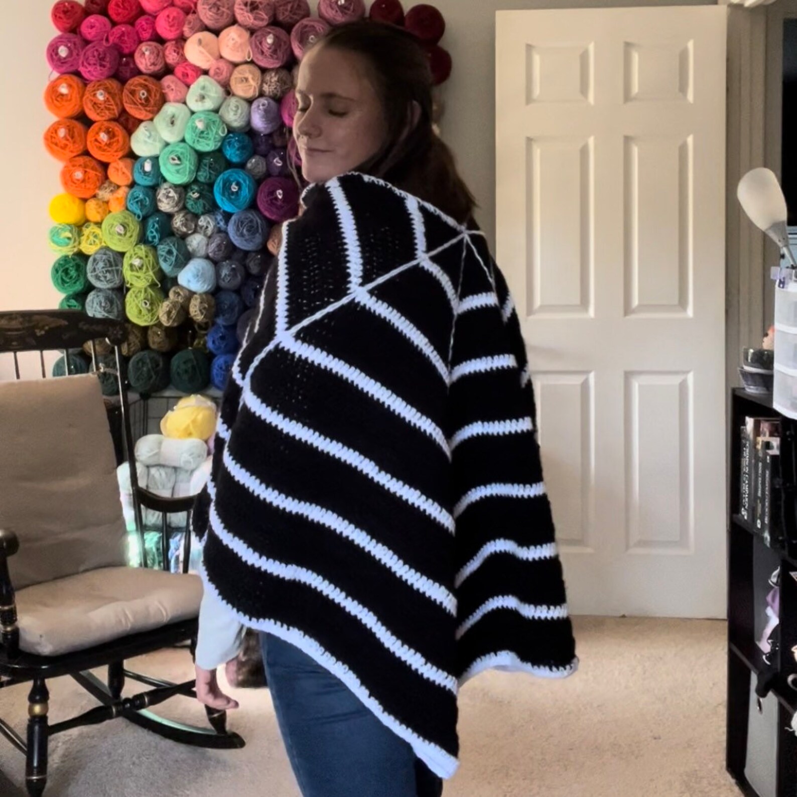 Spiderweb Shawl Wrap, Halloween Clothes, Spider Web Clothes for Fall ...