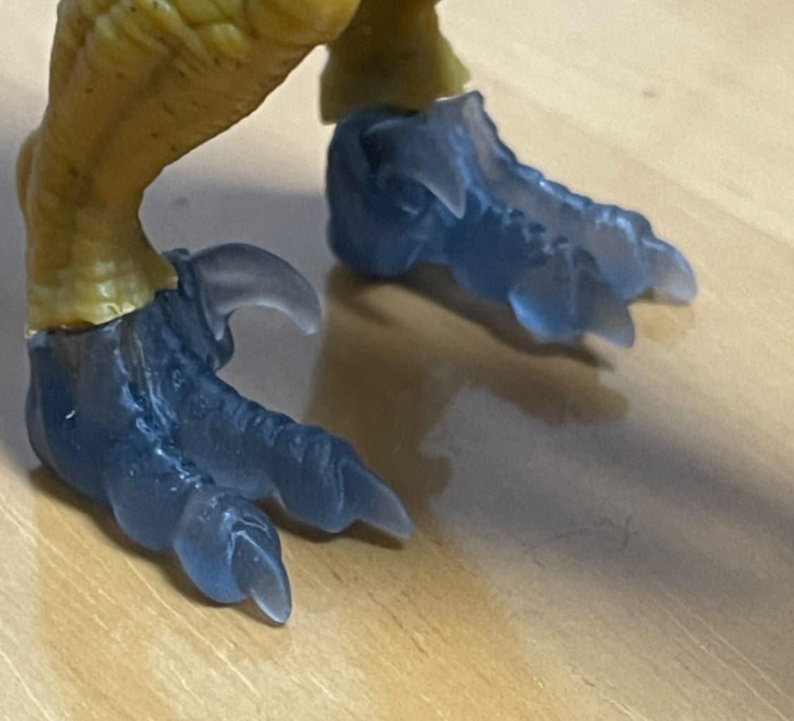 Rod's Random Work's Mattel Jumping Raptor Feet | Etsy