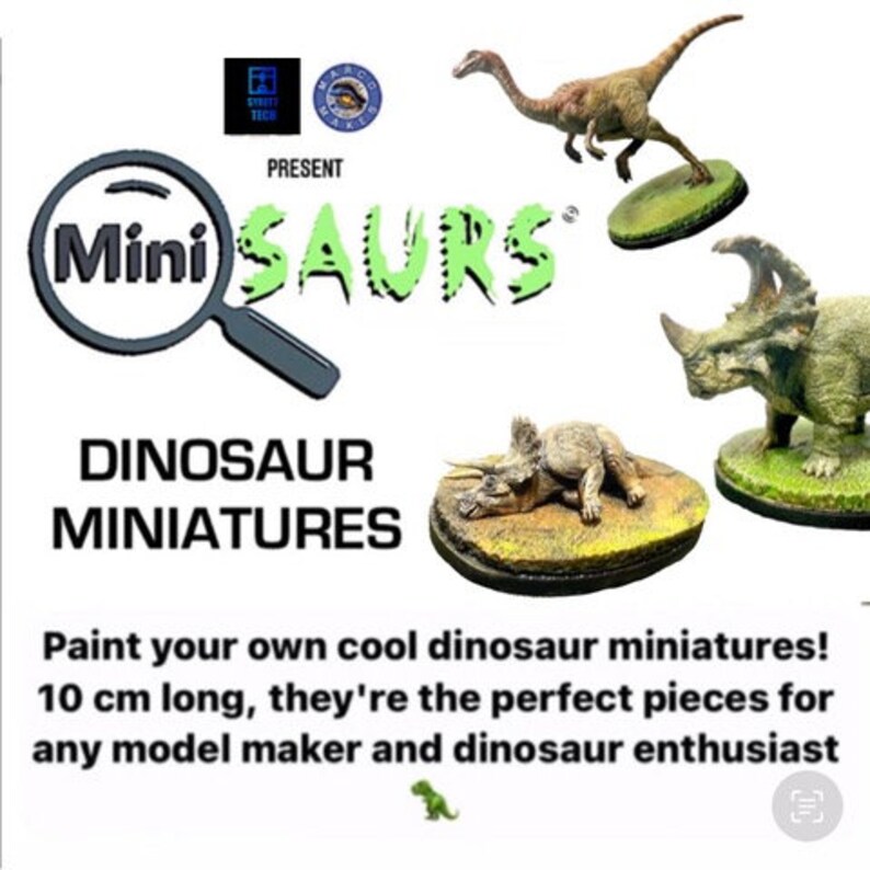 Carnotaurus Minisaurs Dinosaur Miniatures by Marco Makes - Etsy