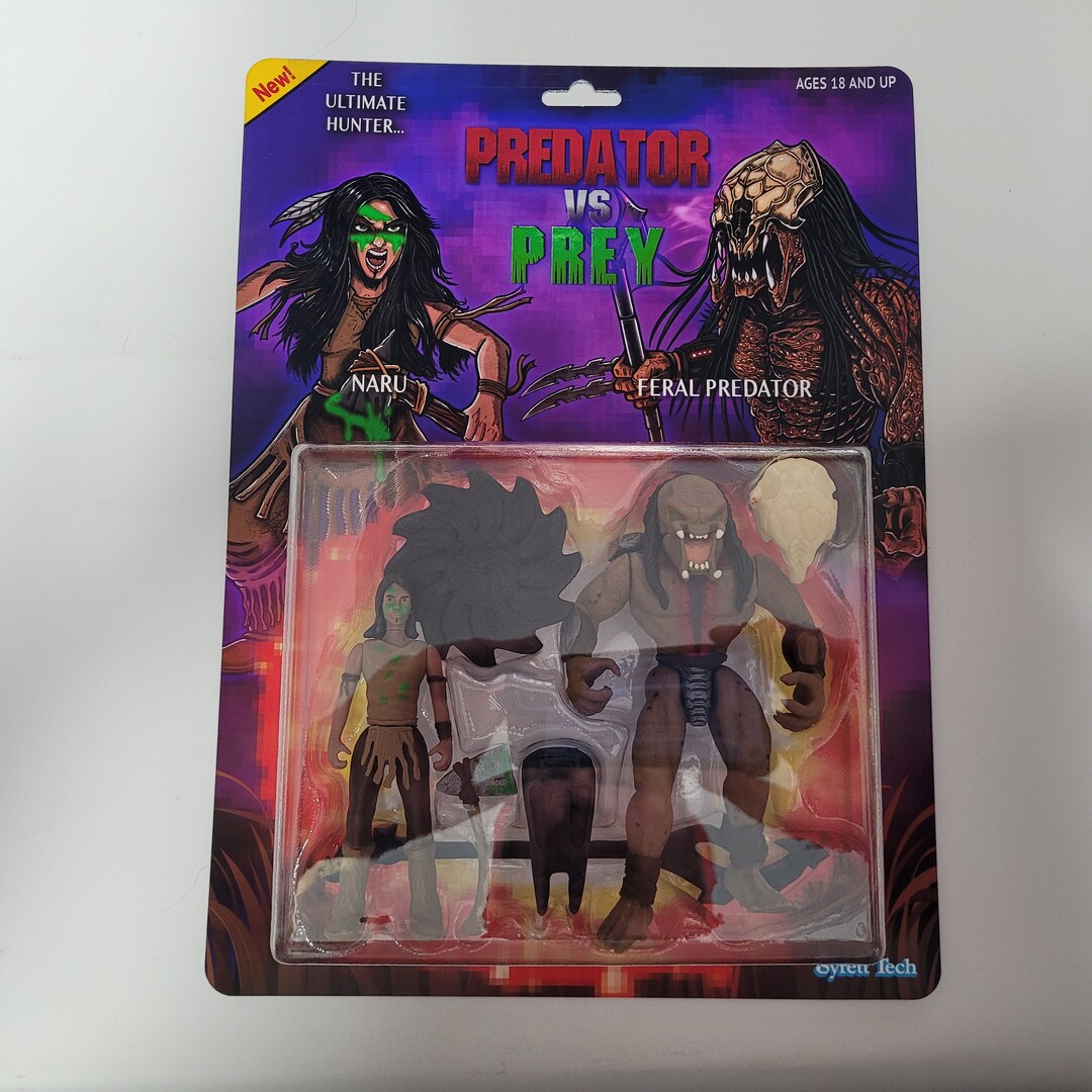 Syrett Tech Hunter Vs Hunted 2 Figure Set - Etsy