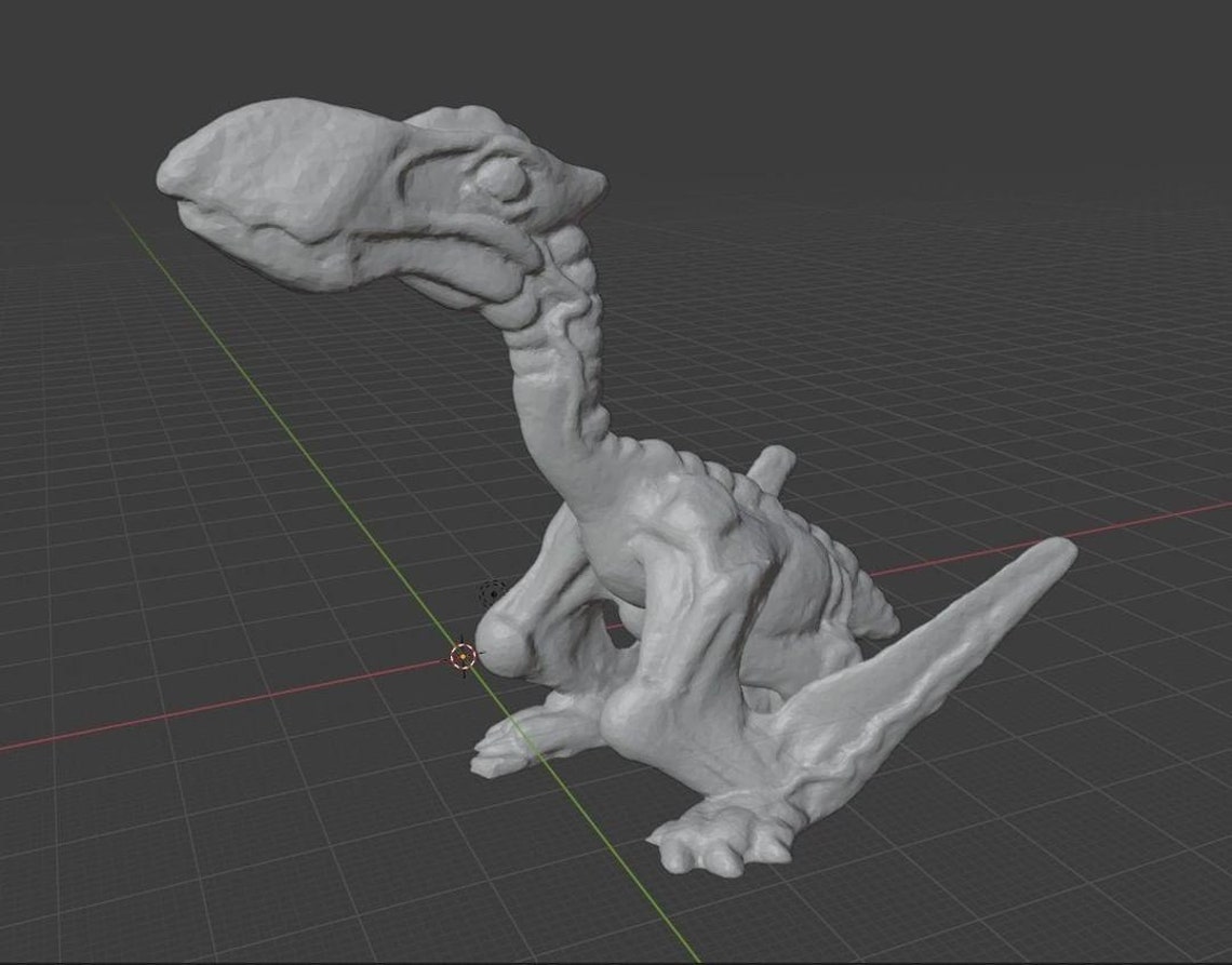 Fire Beak quetzalcoatlus Hatchling by Mike Santillan - Etsy