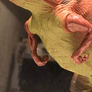 Rod's Random Works Curled Red Rex Arm Pair - Etsy