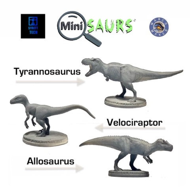 Giganotosaurus Minisaurs Dinosaur Miniatures by Marco Makes - Etsy