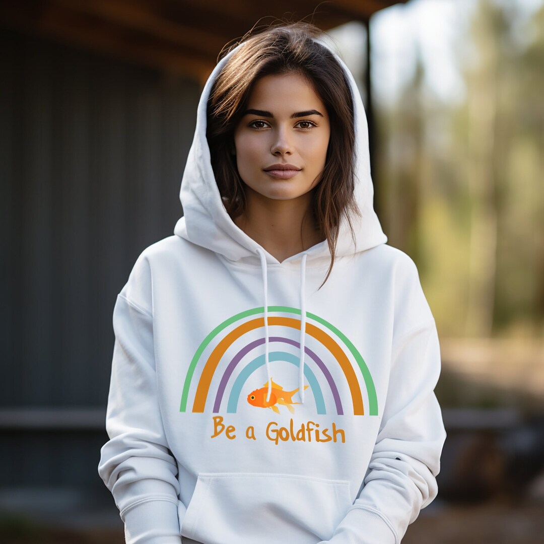 Be a Goldfish Hoodie - Unisex Heavy Blend Pullover - Relaxed Fit With ...
