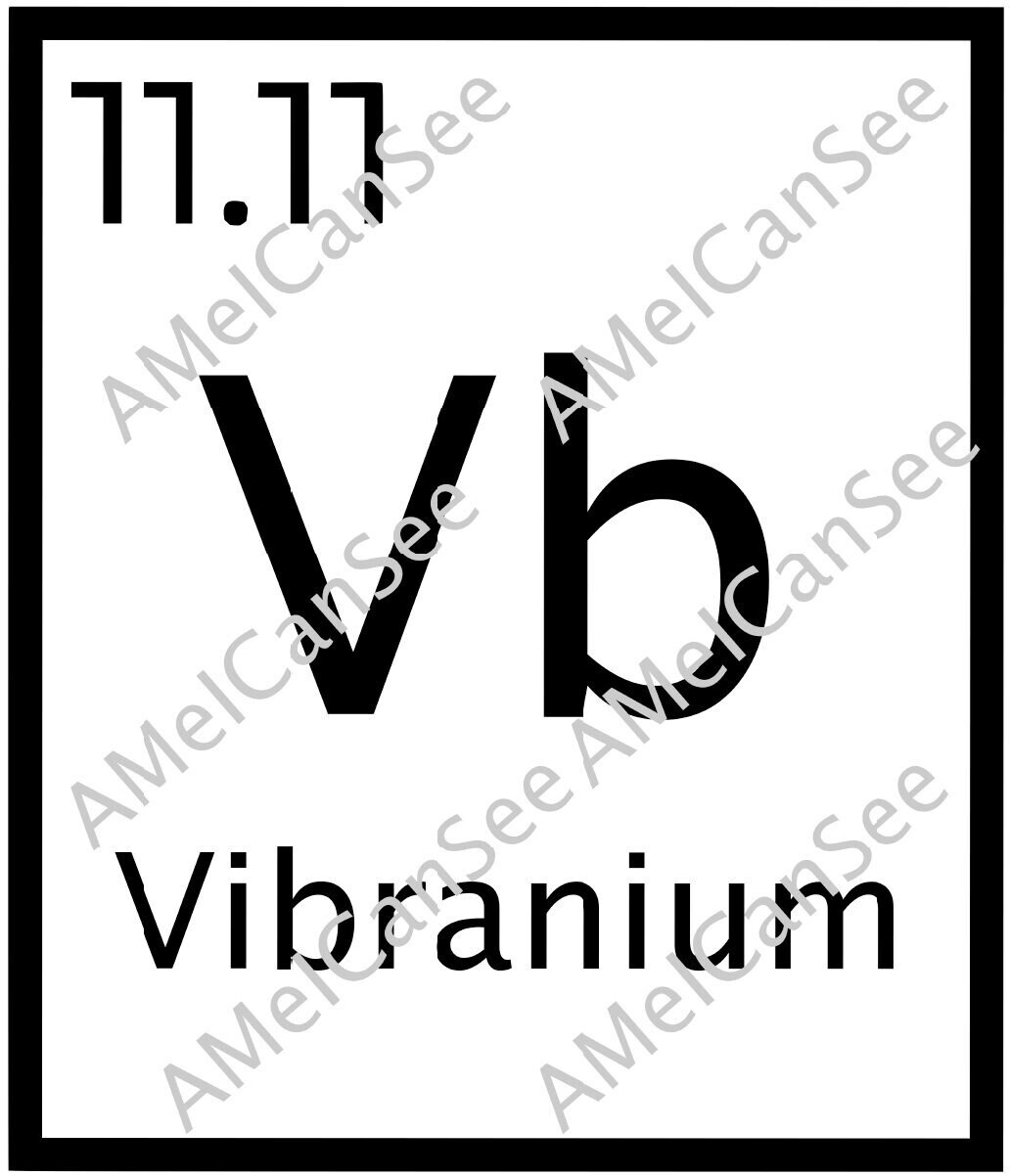 Vibranium [black Panther] Element SVG DIGITAL FILE - Etsy