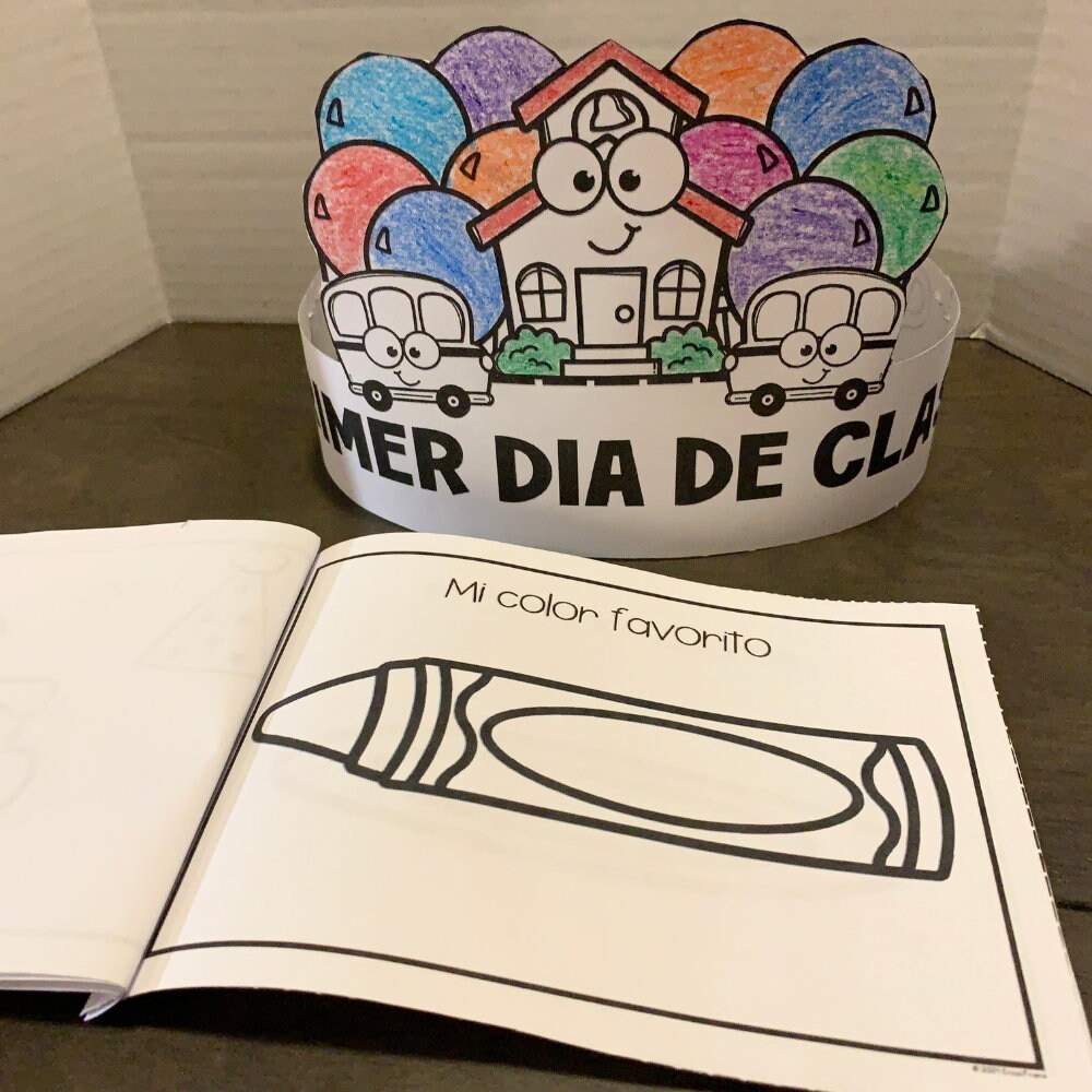 Back to School Activities in Spanish | Actividades De Regreso a Clase ...