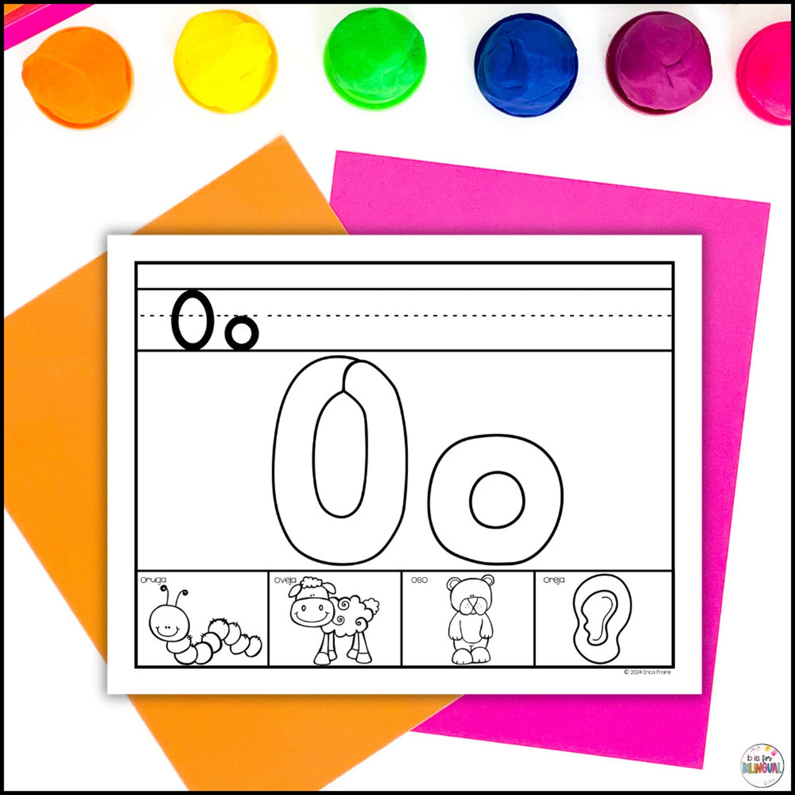 Traza El Alfabeto | Spanish Alphabet Playdough Mats | ABC Mats in ...