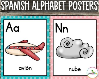 Spanish Posters Classroom - Etsy