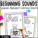 Spanish Alphabet | Coloring Sheets |beginning Sounds Worksheets for Pre ...