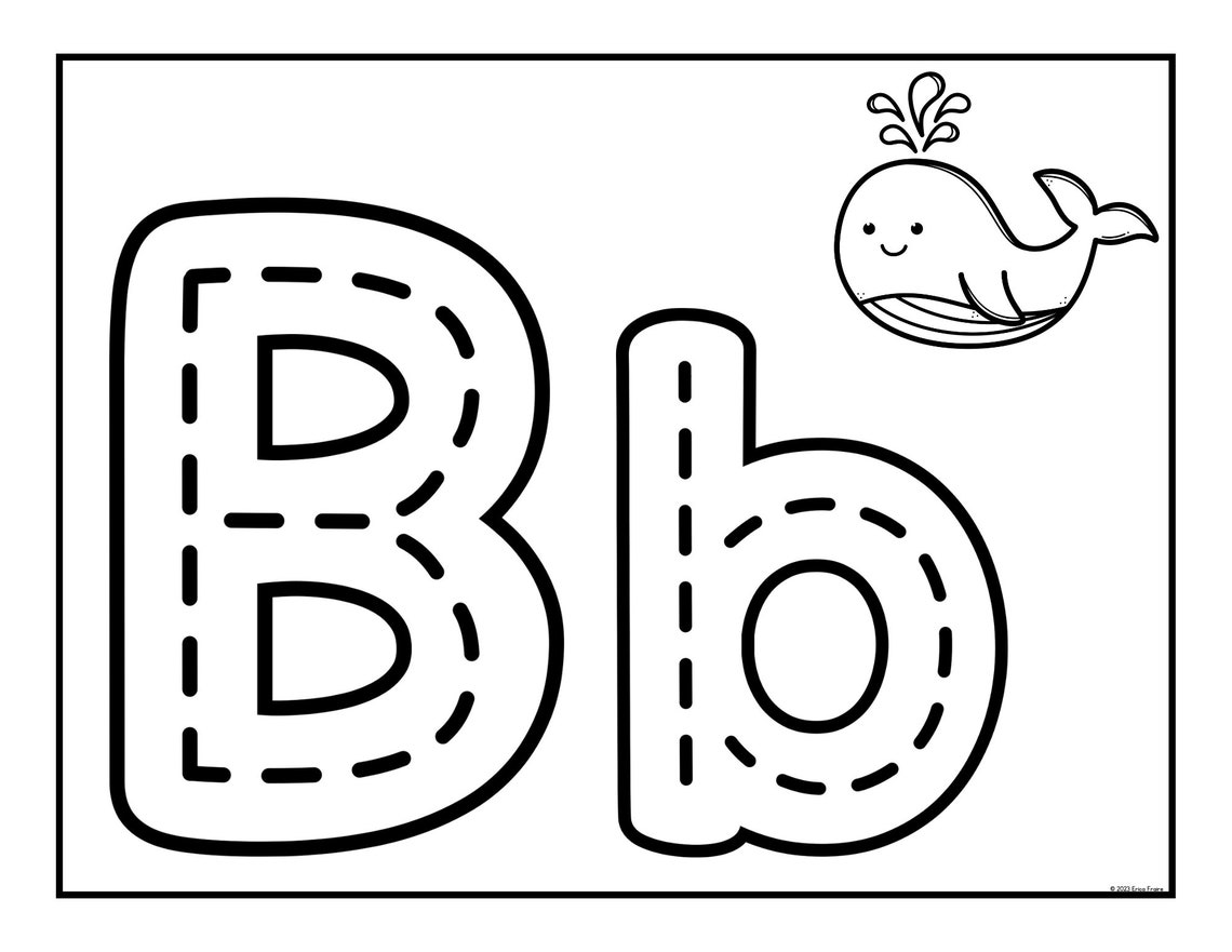 Spanish Alphabet Tracing Pages for Homeschool Preschool - Etsy