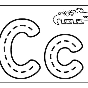 Spanish Alphabet Tracing Pages for Homeschool Preschool - Etsy