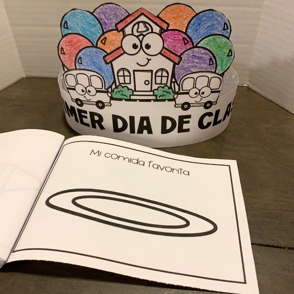 Back to School Activities in Spanish | Actividades De Regreso a Clase ...