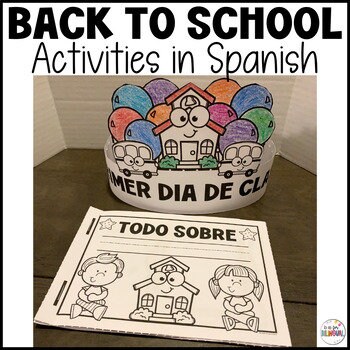 Back to School Activities in Spanish | Actividades De Regreso a Clase ...