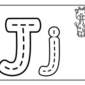 Spanish Alphabet Tracing Pages for Homeschool Preschool - Etsy