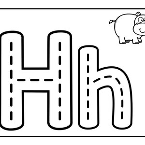 Spanish Alphabet Tracing Pages for Homeschool Preschool - Etsy