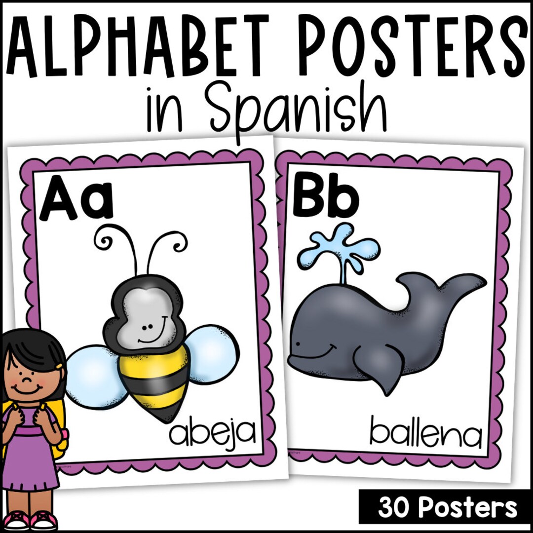 Classroom Decor |spanish Alphabet Posters | Homeschool Decor| El ...