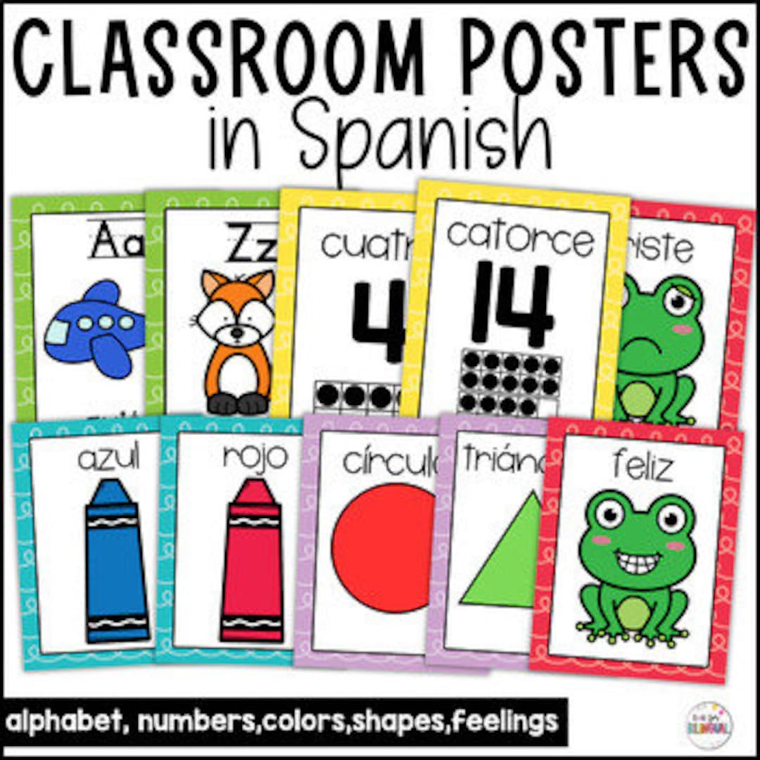 Classroom Decor |spanish Alphabet Posters | Homeschool Decor| El ...